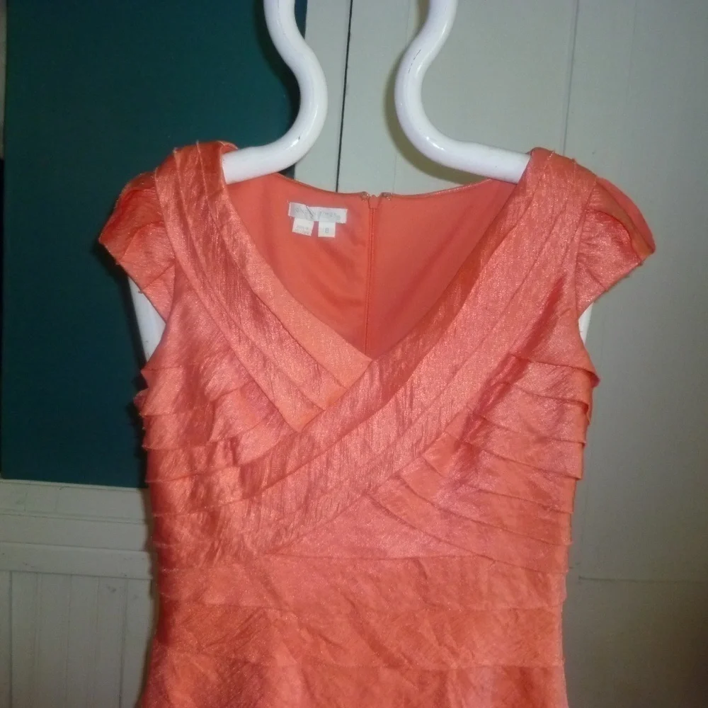 London Times | Dresses | Beautiful Peach London Times Sz 8 Dress | Poshmark